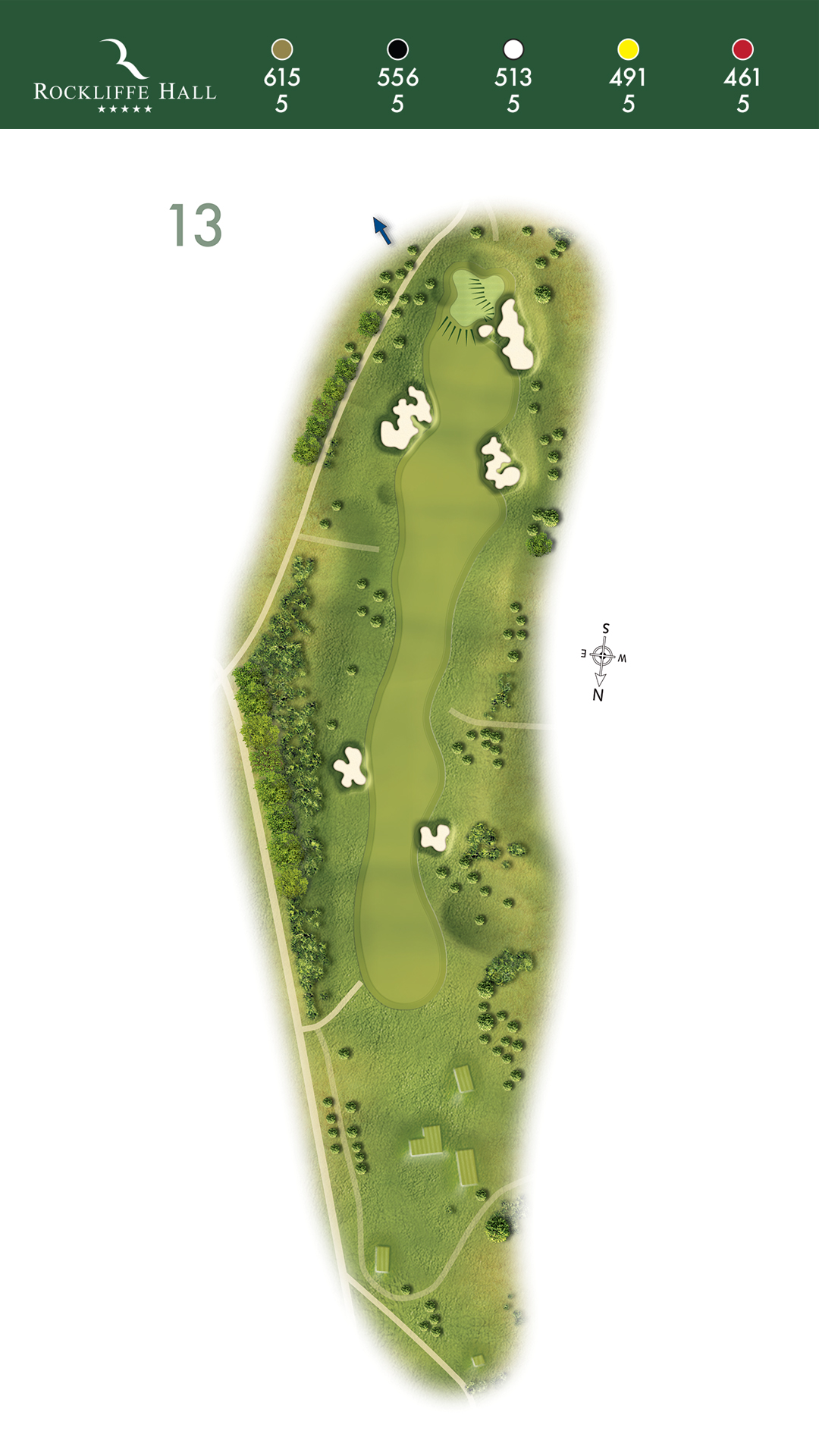 Rockliffe Hall Darlington Golf Course Map | Rockliffe Hall