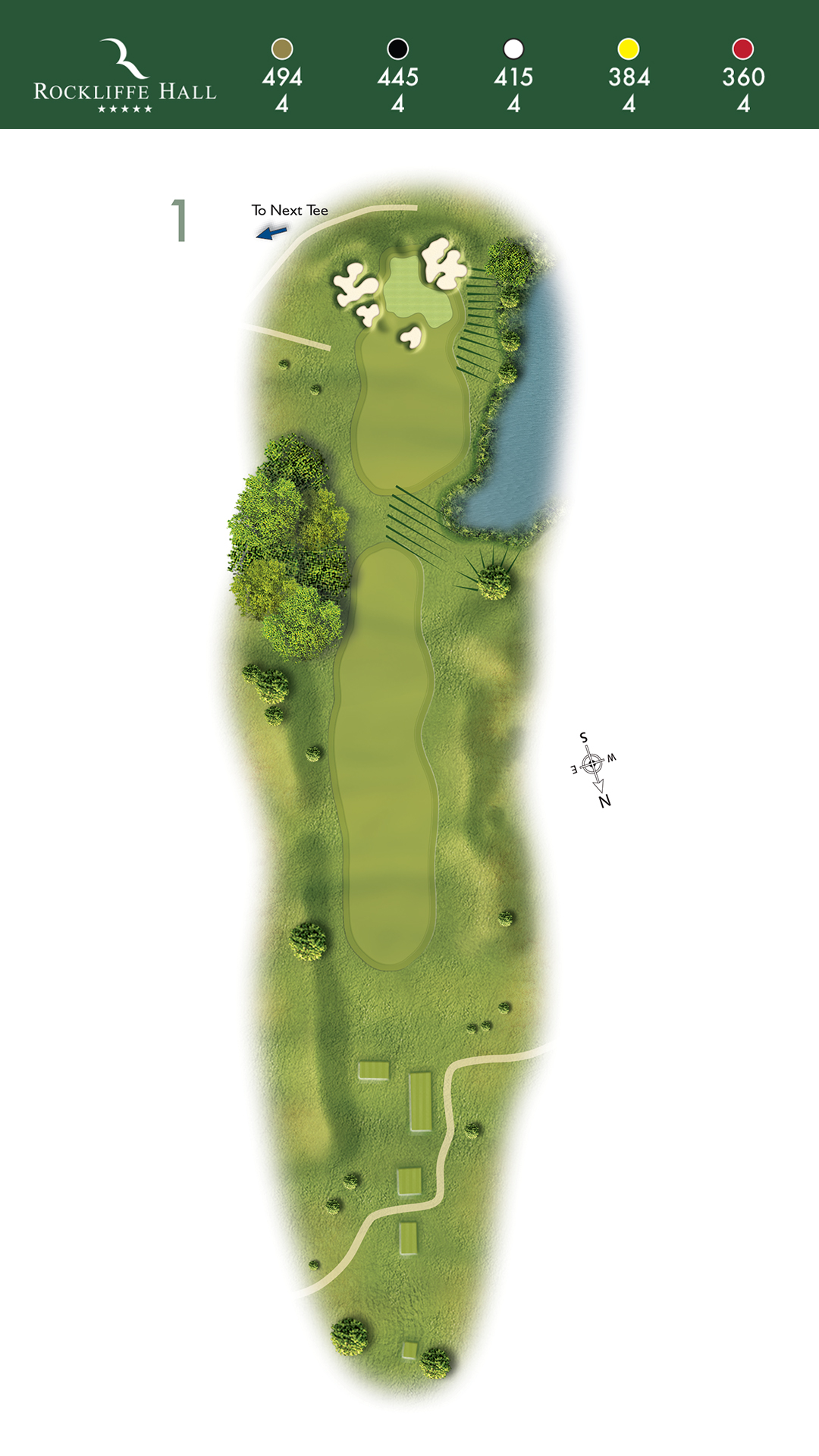 Rockliffe Hall Darlington Golf Course Map | Rockliffe Hall