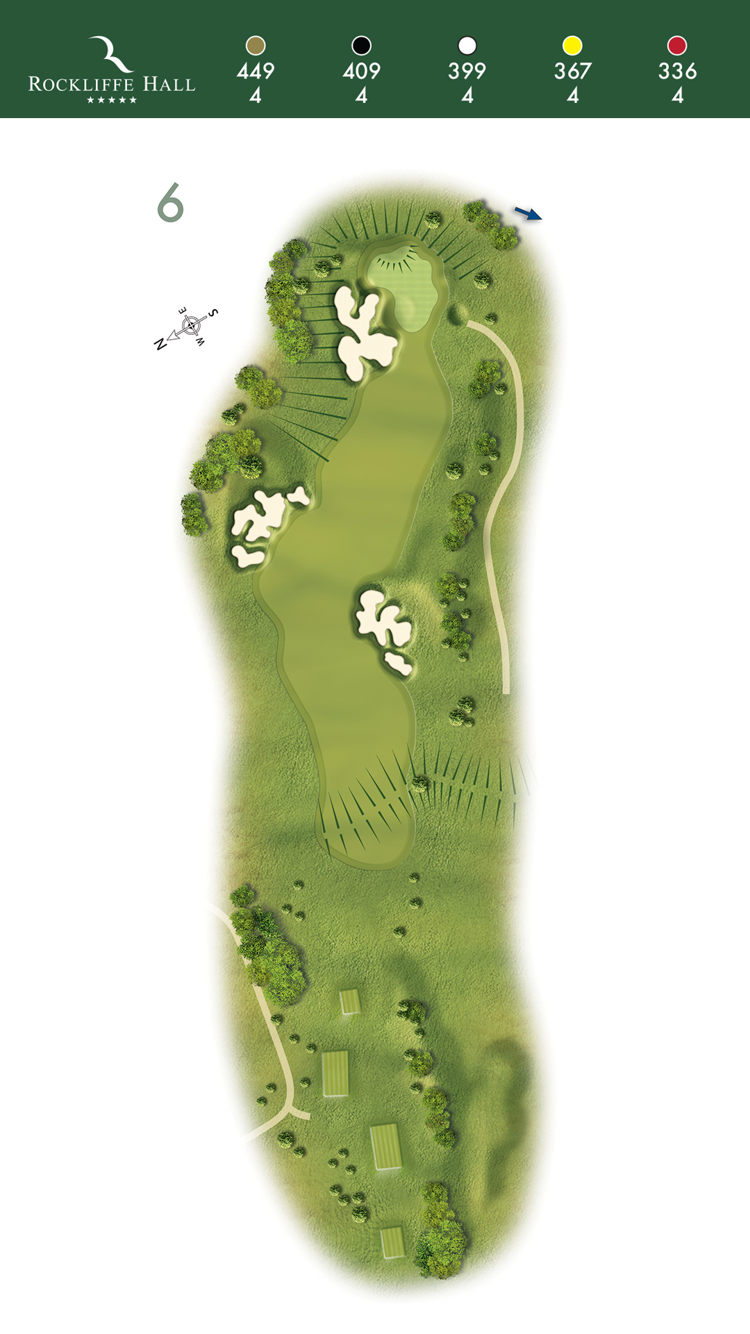Rockliffe Hall Darlington Golf Course Map | Rockliffe Hall